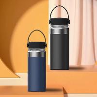 China Custom Logo 600ml Vacuum Insulated Stainless Steel Water Bottle Leakproof Double Wall Flask for sale