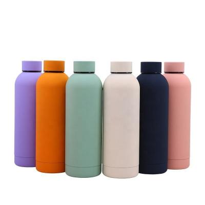 China Insulated Stainless Steel Water Bottle 500ml Vacuum Flask 12-24 Hours Hot Cold for sale