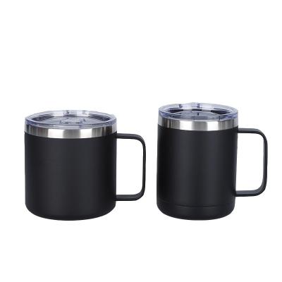 China Custom 304 Stainless Steel Insulated Coffee Mug 12oz 22oz with Handle Lid for sale