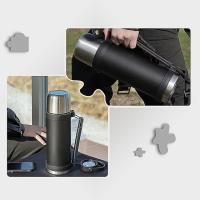 China 1200ml Stainless Steel Sports Vacuum Flask Insulated Water Bottle for Outdoor Travel for sale
