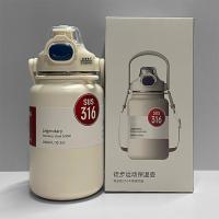 China 1000ml Double Wall Stainless Steel Vacuum Water Bottle SUS304 SUS316 Insulated Flask for sale