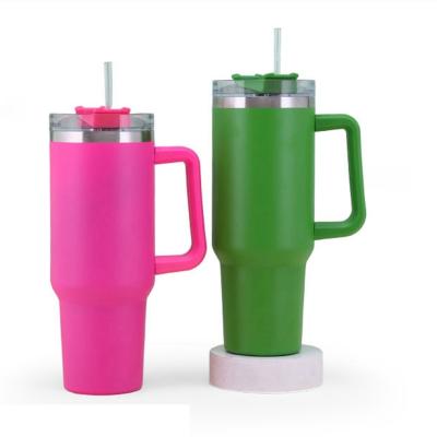 China 40oz 304 Stainless Steel Insulated Tumbler with Handle Custom Logo Acceptable for sale
