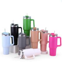 China 40oz 304 Stainless Steel Insulated Tumbler with Handle Custom Logo Acceptable for sale
