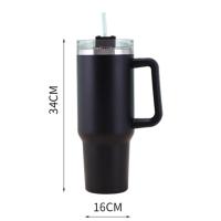 China 40oz 304 Stainless Steel Insulated Tumbler with Handle Custom Logo Acceptable for sale