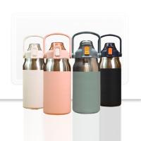 China Custom Logo 1300ml Double Wall Vacuum Stainless Steel Water Bottle 316 Inner 304 Outer for sale