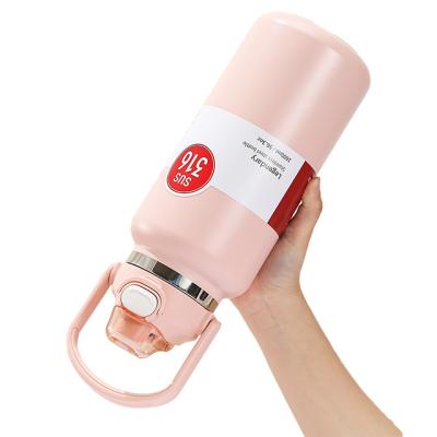China 1000ml Stainless Steel Vacuum Flask SUS316 Inner Wall for Hiking Outdoor Thermal Mug for sale