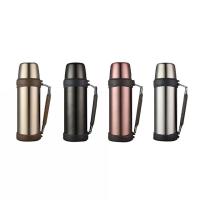 China 1000ml Insulated Stainless Steel Water Bottle 304 Sports Travel Thermos Golden for sale