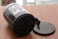 China Stainless Steel Electric Self Stirring Mug 450ml for Office and Home Coffee Lovers for sale