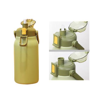 China 1300ml Stainless Steel Water Bottle 316 Inner 304 Outer with Straw Lid Custom Logo for sale