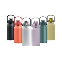 China Double Wall Stainless Steel Vacuum Flask 1700ml Sports Water Bottle 316 Inner for sale