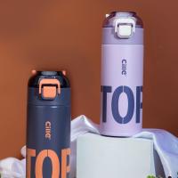 China OEM 500ml Stainless Steel Vacuum Insulated Water Bottle 316 Cup with PP Lid for sale