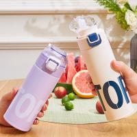 China OEM 500ml Stainless Steel Vacuum Insulated Water Bottle 316 Cup with PP Lid for sale
