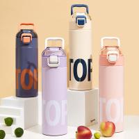 China 500ml Stainless Steel Vacuum Flask Soft Touch Insulated Water Bottle 316 for sale