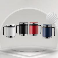 China 316 Stainless Steel Double Wall Vacuum Coffee Travel Mug 500ml with Handle for sale
