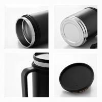 China 316 Stainless Steel Double Wall Vacuum Coffee Travel Mug 500ml with Handle for sale