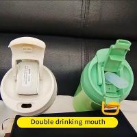 China 420ml Vacuum Insulated Office Water Bottle Double Wall Stainless Steel Travel Coffee Mug for sale