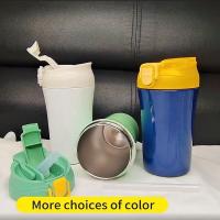 China 420ml Vacuum Insulated Office Water Bottle Double Wall Stainless Steel Travel Coffee Mug for sale