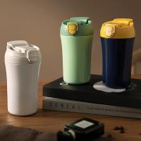 China 420ml Vacuum Insulated Office Water Bottle Double Wall Stainless Steel Travel Coffee Mug for sale