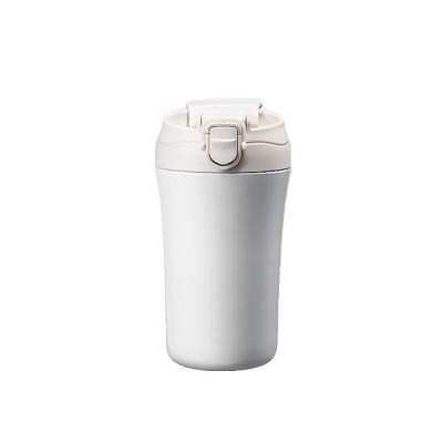 China Stainless Steel Insulated Travel Coffee Tumbler 420ml Spill Proof Lid Custom Logo for sale