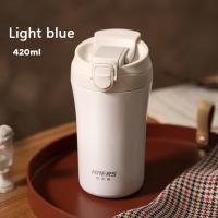 China Stainless Steel Vacuum Insulated Coffee Cup 420ml for Travel Office for sale