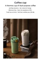 China Stainless Steel Vacuum Insulated Coffee Cup 420ml for Travel Office for sale