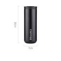 China Vacuum Engraved Logo Direct Drinking Stainless Steel Tea Bottle 500ml for sale
