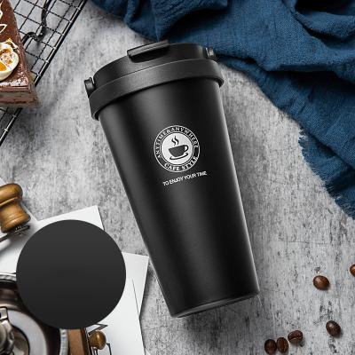 China Custom Stainless Steel Vacuum Bottle 500ml Double Wall Insulated Water Bottle for Office Travel for sale