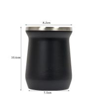 China 304 Stainless Steel Mate Tea Cup 8oz 6oz Wide Mouth Insulated Coffee Mug for Custom Beer Mugs for sale