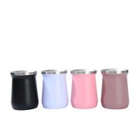 China 304 Stainless Steel Mate Tea Cup 8oz 6oz Wide Mouth Insulated Coffee Mug for Custom Beer Mugs for sale