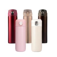 China 500ml Stainless Steel Bouncing Vacuum Water Bottle with Solid Color and Sample Provided for sale