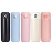 China 500ml Stainless Steel Bouncing Vacuum Water Bottle with Solid Color and Sample Provided for sale