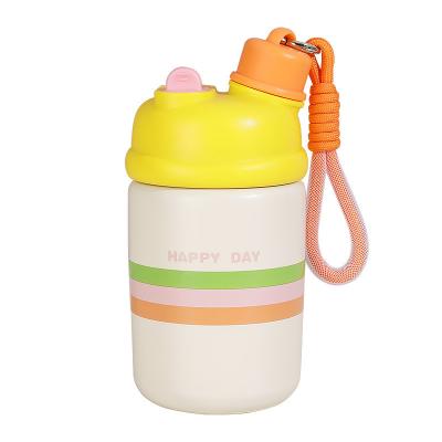China 316 Stainless Steel Vacuum Insulated Water Bottle 500ml Portable Coffee Mug with Straw for sale