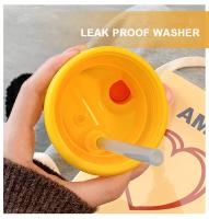 China 316 Stainless Steel Vacuum Insulated Water Bottle 500ml Portable Coffee Mug with Straw for sale
