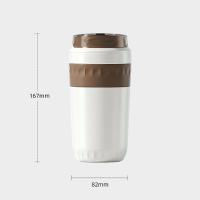 China 420ml 316L Stainless Steel Thermal Coffee Mug with Tritan Lid for Catering for sale