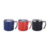 China Colored Handle Stainless Steel Travel Coffee Mugs Thermal Insulation Performance None for sale