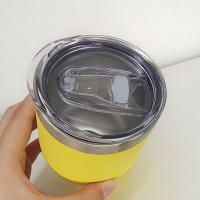 China 12oz Double Wall Stainless Steel Travel Coffee Mug Insulated Vacuum Egg Shape Wine Tumbler 240ml 350ml for sale