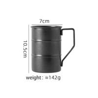 China 380ml 304 Stainless Steel Travel Camping Coffee Mug Portable Beer Cup for Outdoor Water for sale