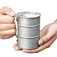 China 380ml 304 Stainless Steel Travel Camping Coffee Mug Portable Beer Cup for Outdoor Water for sale