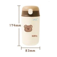 China 480ml 304 Stainless Steel Kids Water Bottle Cartoon Camouflage Thermos for School for sale
