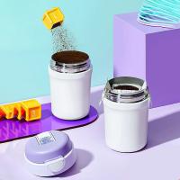 China Jinmi 380ml Stainless Steel Vacuum Travel Mug Non Spill Suction Cup Portable Double Drink Leisure Cup for sale