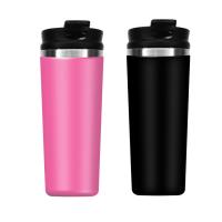 China Custom 304 Stainless Steel Coffee Tumbler 360ml 480ml Travel Mug Hot Cold 12-24hrs for sale