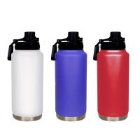China 304 Stainless Steel Double Wall Insulated Water Bottle 1000ml Vacuum Flask for Outdoor Travel for sale