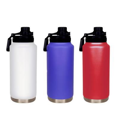 China 304 Stainless Steel Double Wall Insulated Water Bottle 1000ml Vacuum Flask for Outdoor Travel for sale