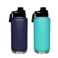 China 304 Stainless Steel Double Wall Insulated Water Bottle 1000ml Vacuum Flask for Outdoor Travel for sale