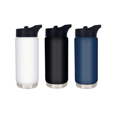 China 304 Stainless Steel Insulated Water Bottle 550ml Wide Mouth Flask for Outdoor Travel for sale