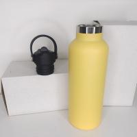 China Customized 304 Stainless Steel Insulated Sports Water Bottle 500ml 750ml Thermal Flask for Outdoor Cycling for sale