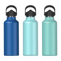 China Customized 304 Stainless Steel Insulated Sports Water Bottle 500ml 750ml Thermal Flask for Outdoor Cycling for sale