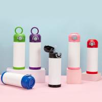 China 12oz 350ml Sublimation Blank Kids Water Bottle Stainless Steel Double Wall Vacuum for sale