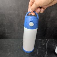 China 12oz 350ml Sublimation Blank Kids Water Bottle Stainless Steel Double Wall Vacuum for sale