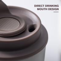 China 350ml 304 Stainless Steel Double Wall Vacuum Insulated Portable Car Cup for Hot Drinks for sale